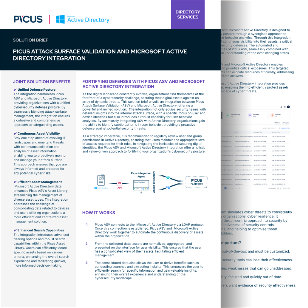 Microsoft Integration | Picus