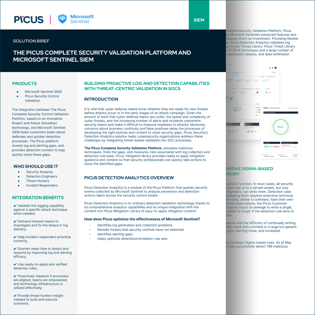 Microsoft Integration | Picus