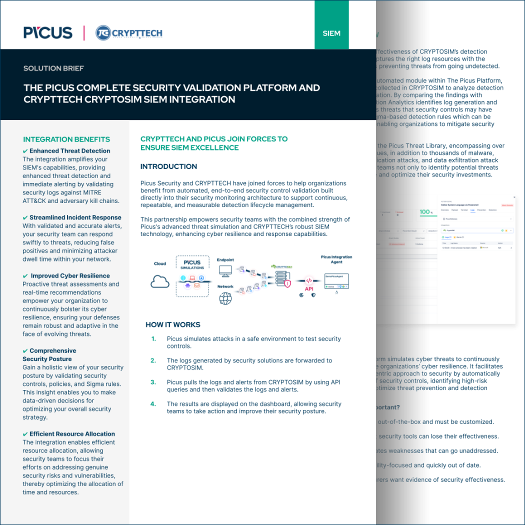 Crypttech Integration | Picus