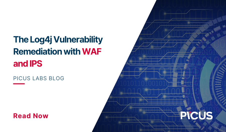 The Log4j Vulnerability Remediation with WAF and IPS