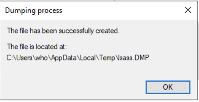MITRE ATT&CK T1003 Credential Dumping