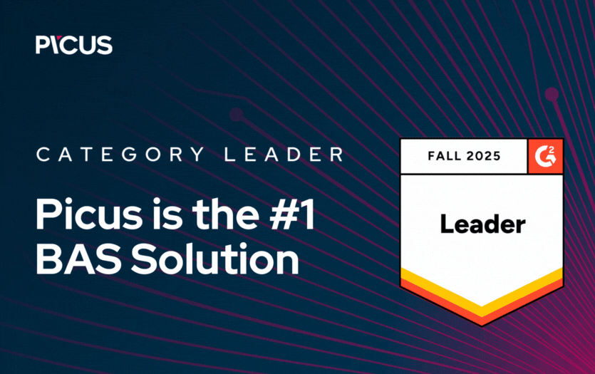 Picus Security Named #1 Breach and Attack Simulation Solution by G2