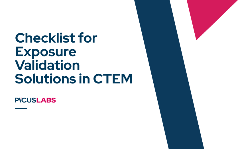 Checklist for Exposure Validation Solutions in CTEM